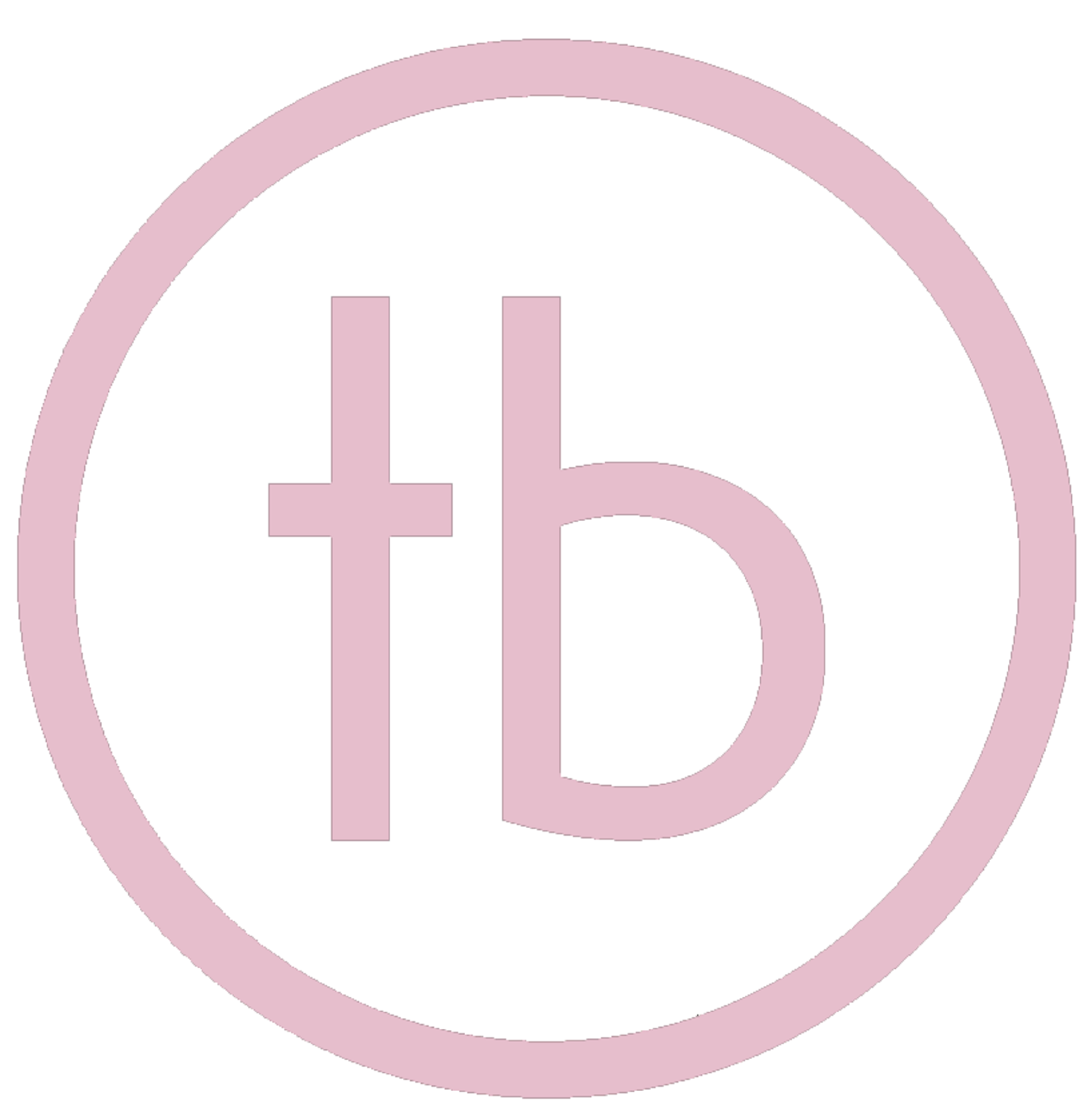 TB lashes brows beauty logo